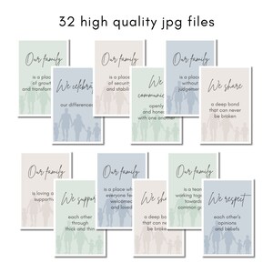 Family Affirmation Cards Printable Download | Cards for Family | Family ...