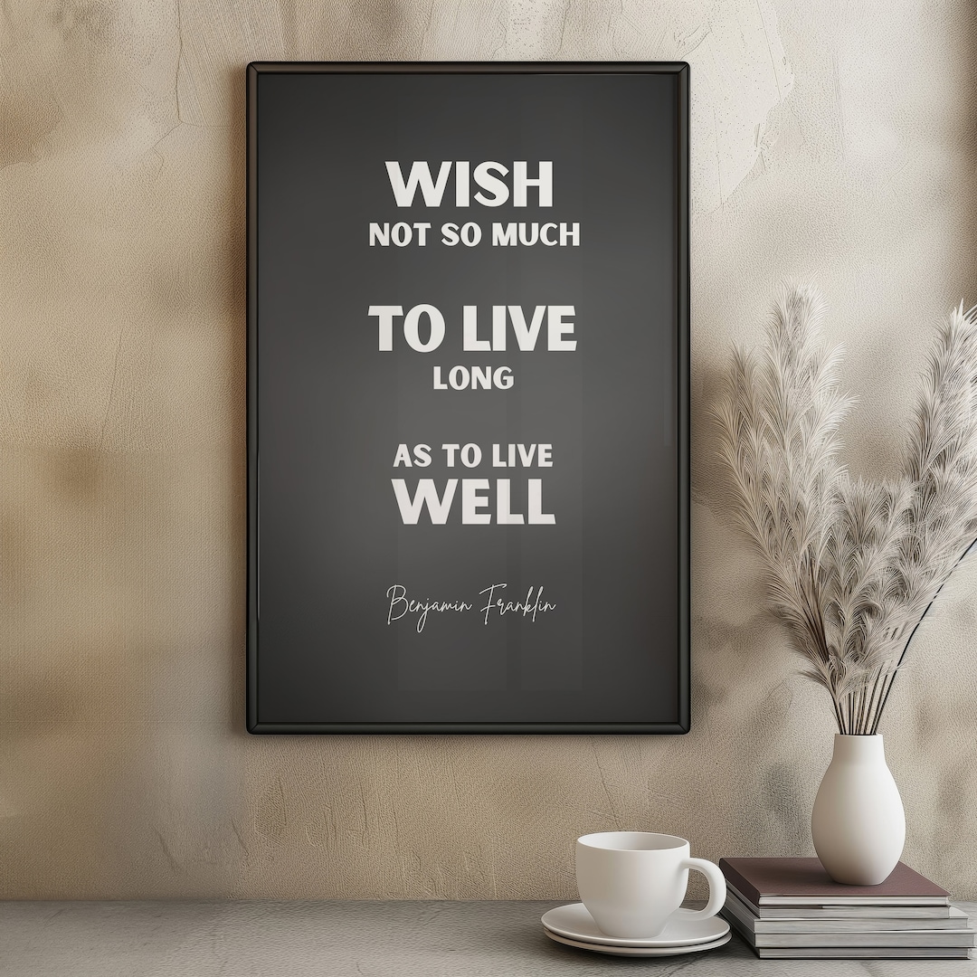 Benjamin Franklin Quote Posters | Set of 2 Ben Franklin Quotes | Office ...