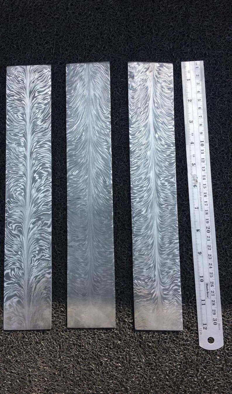 Handmade Billet Bars, Damascus Steel, Handmade Damascus Steel, Billet ...