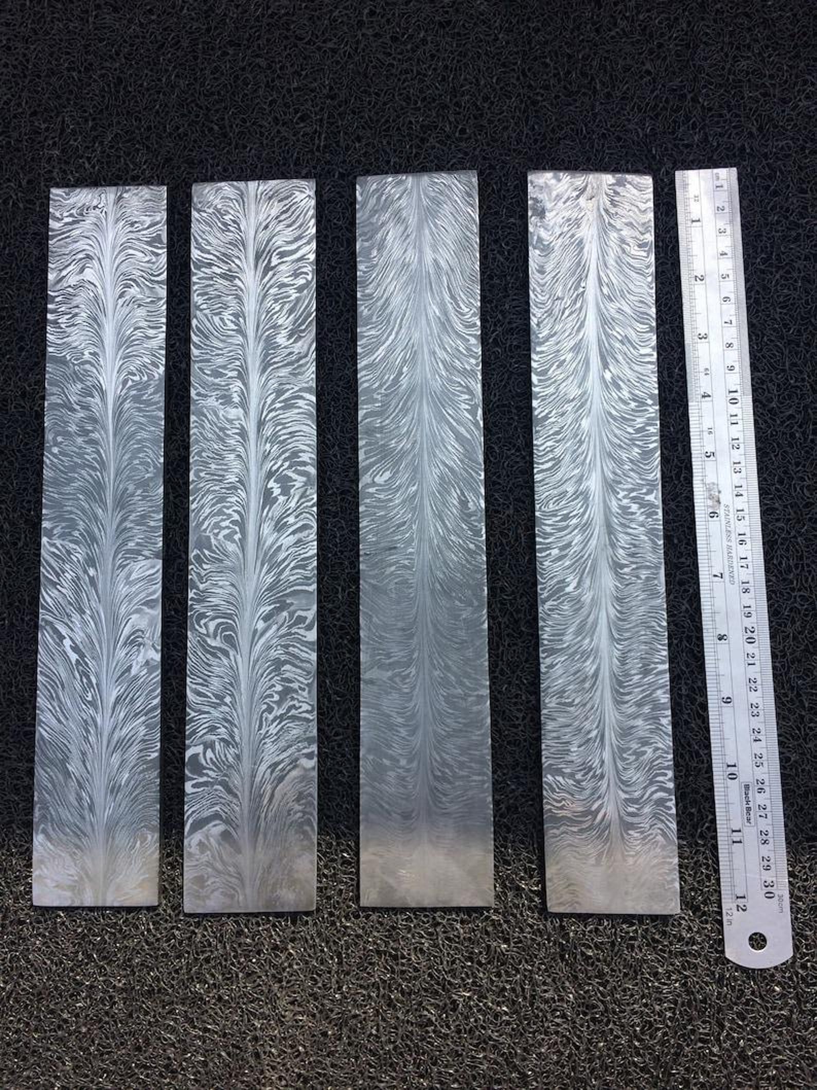 Handmade Billet Bars, Damascus Steel, Handmade Damascus Steel, Billet ...