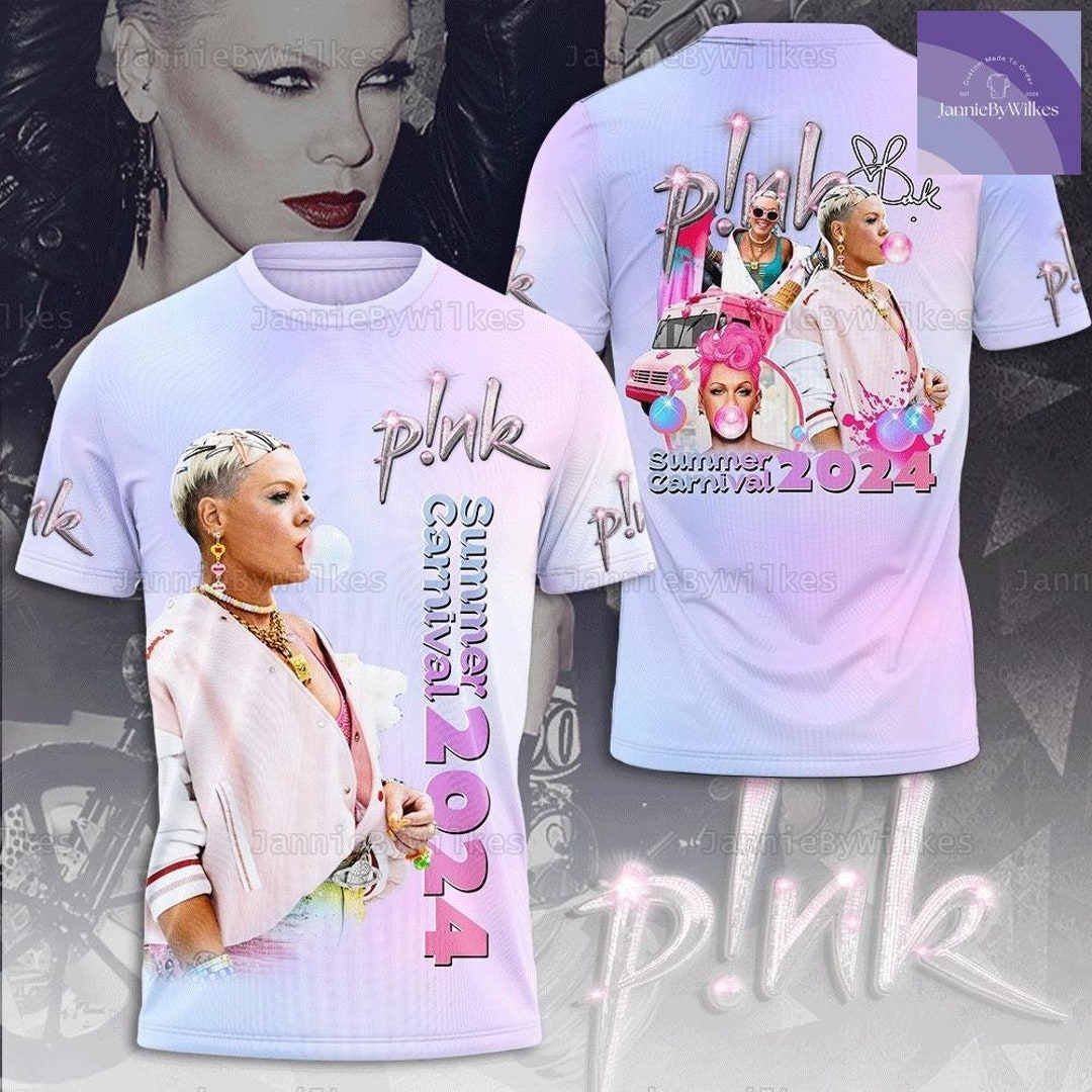 Pink Summer Carnival 2024 Shirt, Pnk Pink Singer T-shirt, Pink Music ...