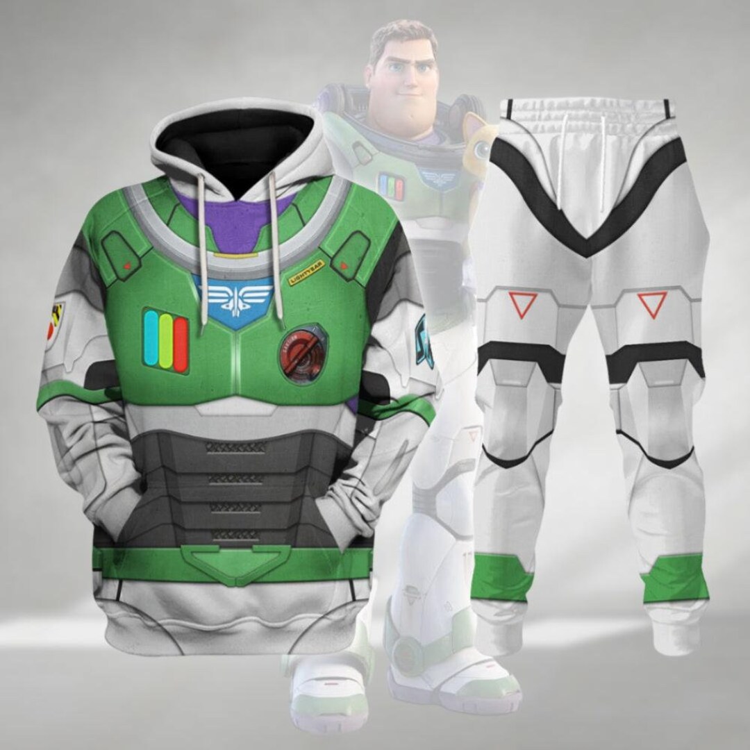 Buzz Lightyear Costume Hoodie, Buzz Lightyear Jogger, Disney Toy Story ...
