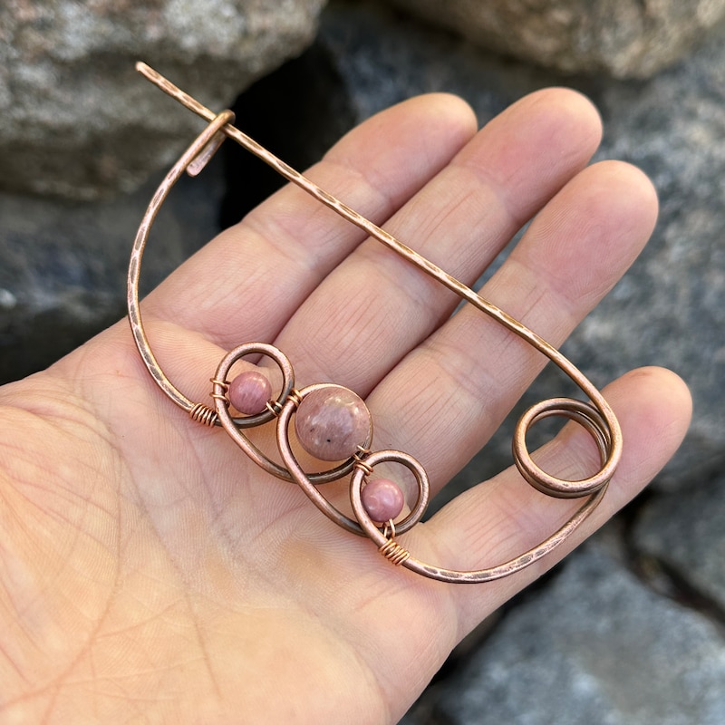 Copper Shawl Pin - Etsy