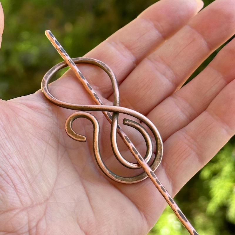 Copper Hair Pin - Etsy