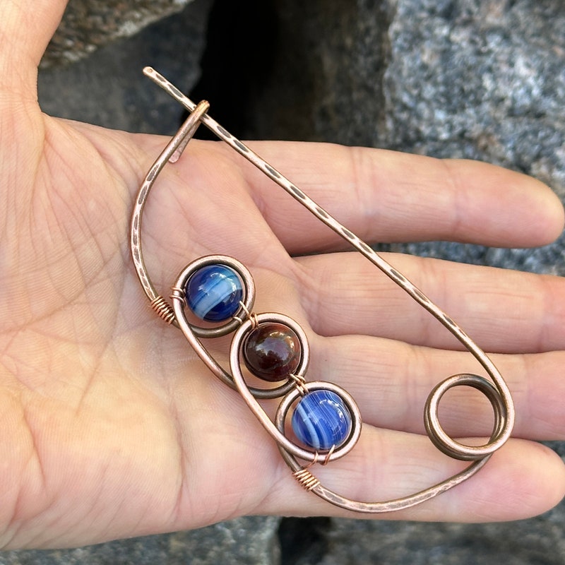 Copper Shawl Pin - Etsy