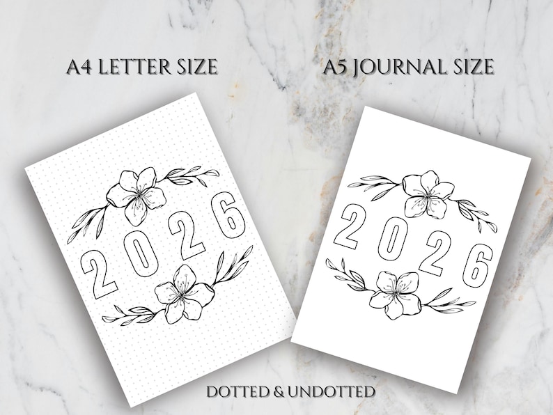 2026 Cover Page | Printable Title Page | Personalized Journal | Planner ...