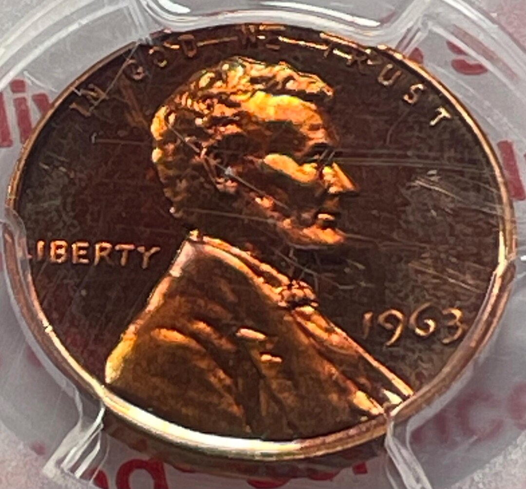 PCGS PR66RD 1963 Lincoln Memorial. - Etsy