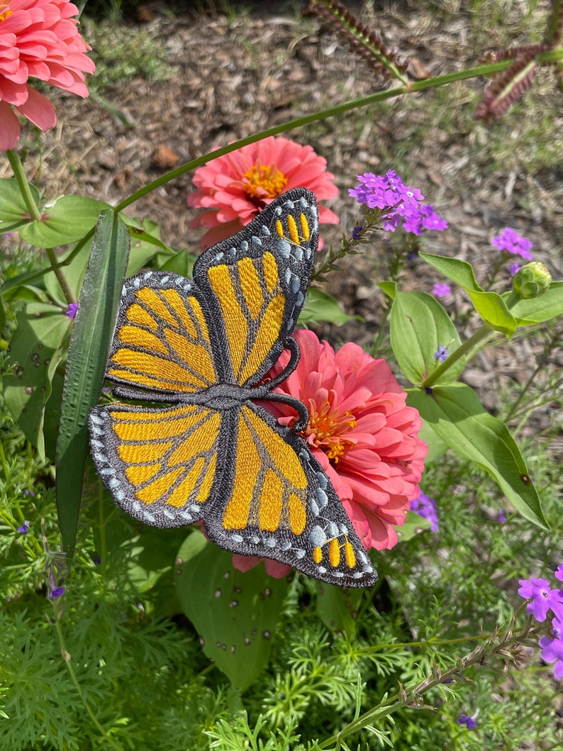 Free Flying Monarch ,free Standing Lace Butterfly - Etsy