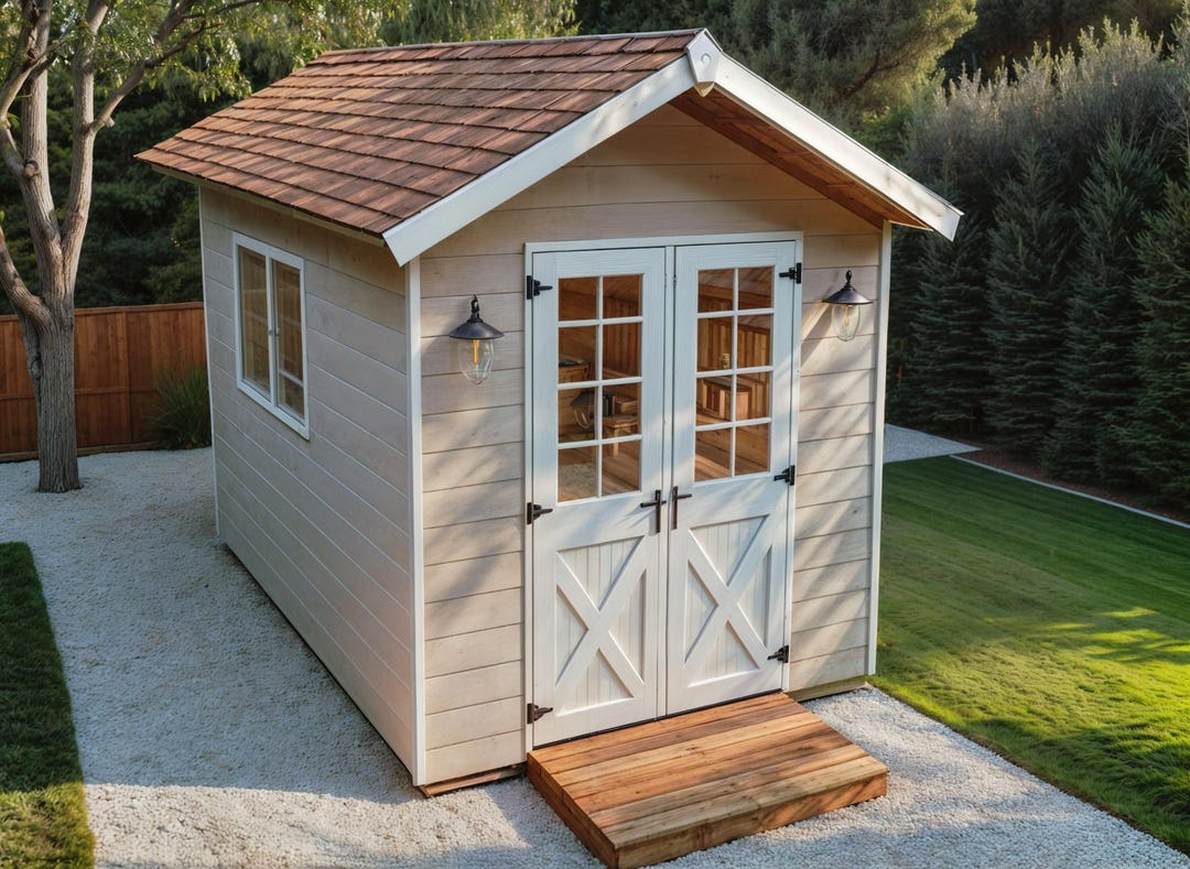 12x8 Wooden Shed Plan: Workshop, Guest House, Bunkhouse Blueprints - Etsy