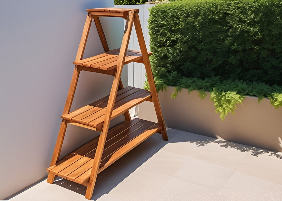 DIY Plant Stand Project Plans /pot Rack/woodworking Plans/house Stand ...