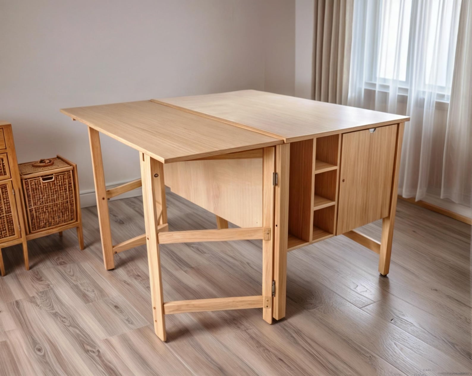 DIY Expandable Craft Table Plan: Sewing & Woodworking Desk (PDF File ...