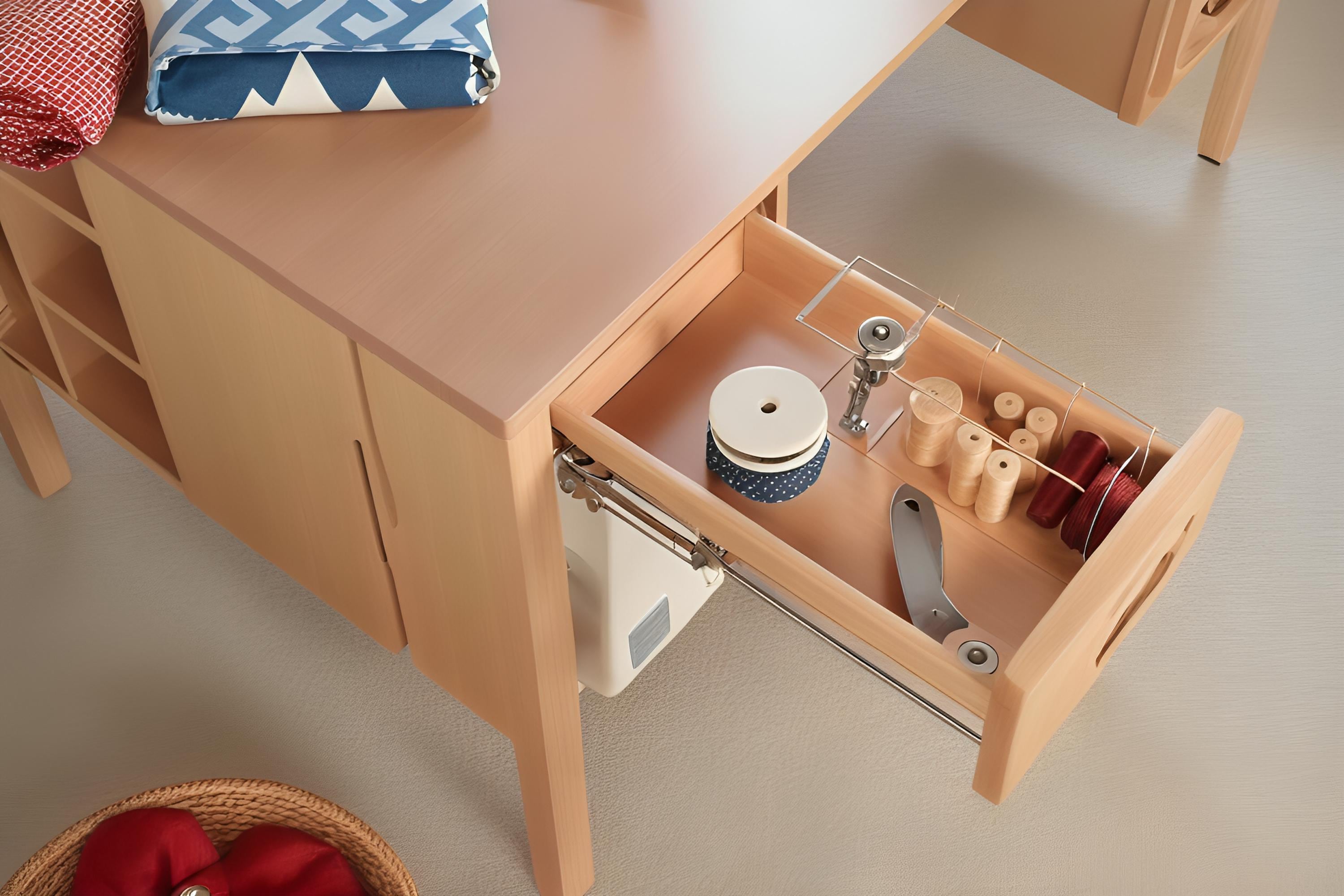 DIY Expandable Craft Table Plan: Sewing & Woodworking Desk (PDF File ...