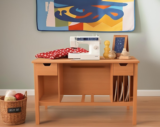 DIY Craft Table Plan, Sewing Desk/crafting Desk Diy Plan, Work Desk ...