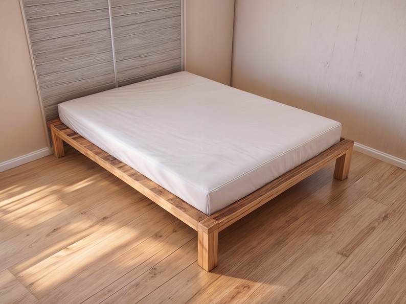 DIY Minimalist Bed Frame Plan, Platform Bed Plan, Build Plans - Instant ...