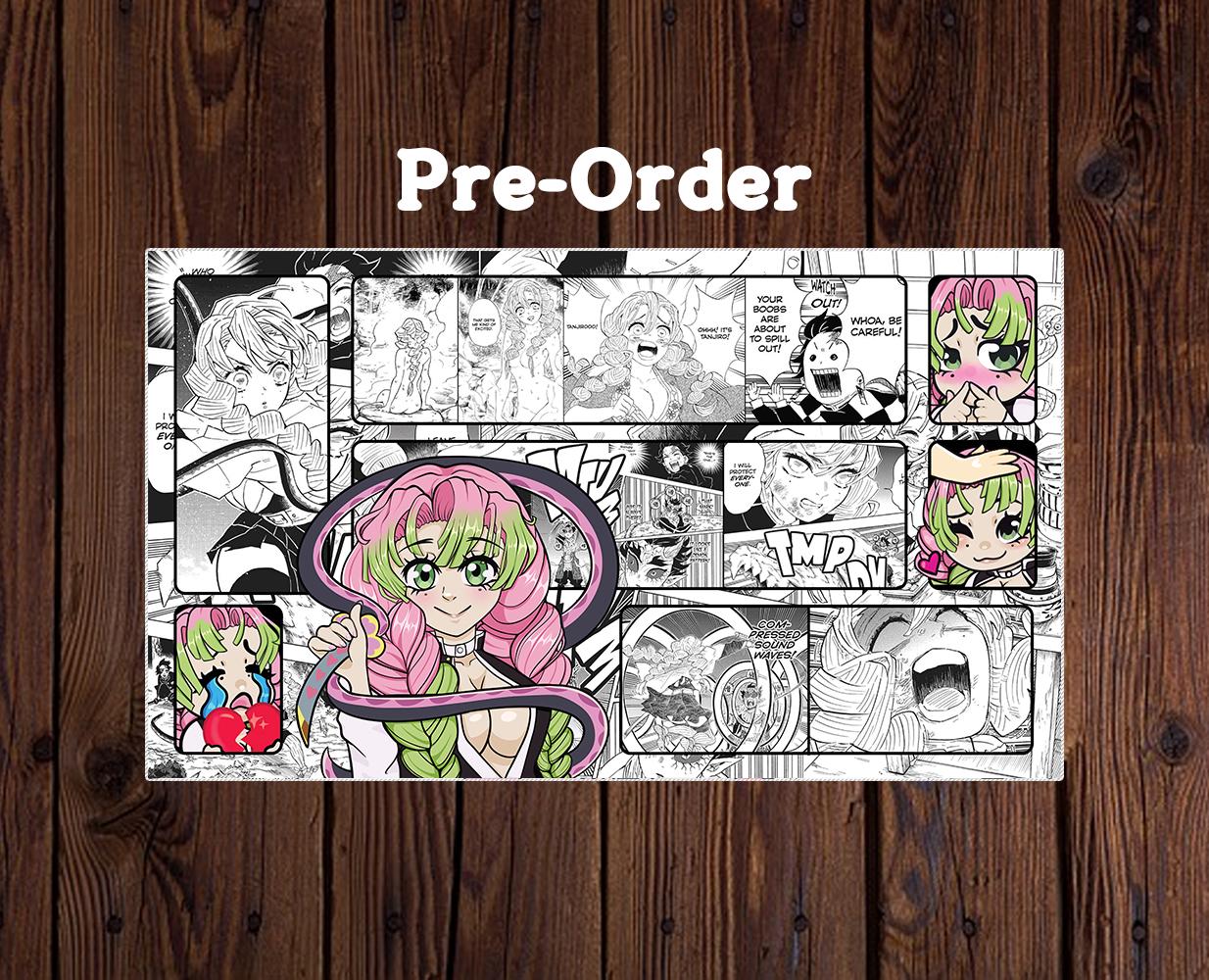 Playmat Mitsuri Union Arena TCG 24X14 Stitched Edges High Quality pre ...