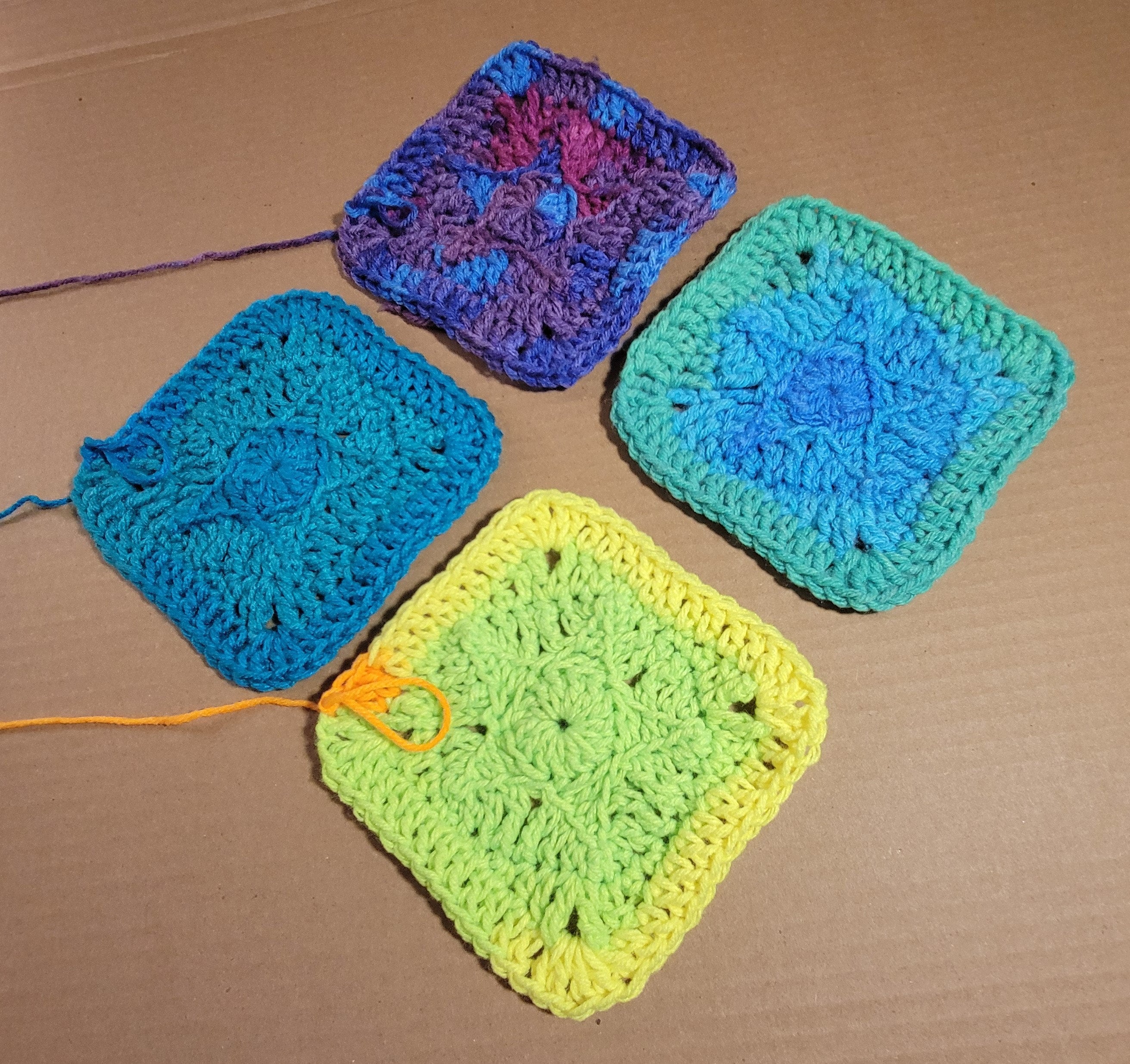 Star Crochet Granny Square Pattern - Etsy