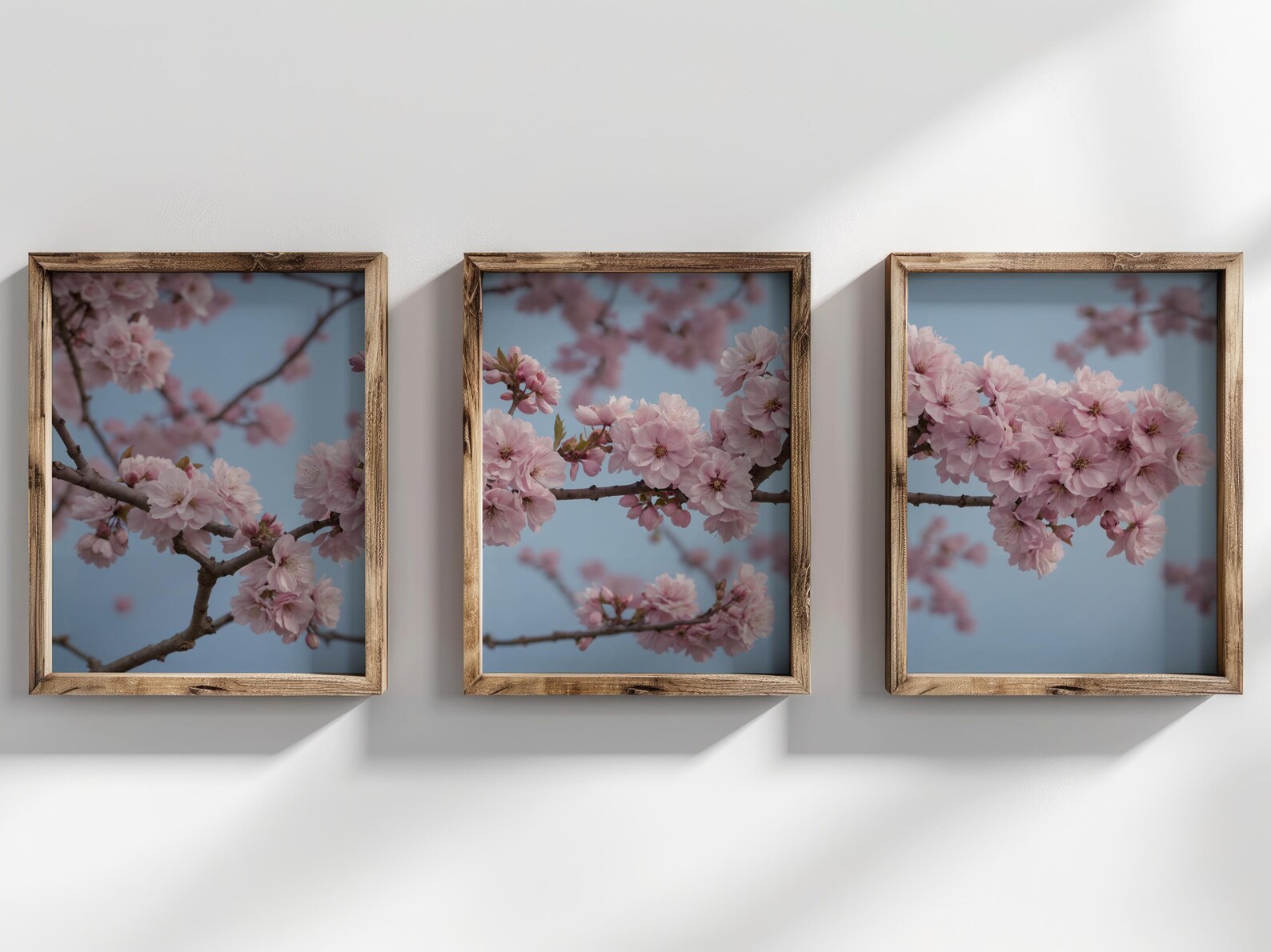 Cherry Tree Print 3 Piece Wall Art Tree Poster Floral Wall Art Summer ...