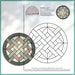 Crescent Moon and Star Stained Glass Pattern, Geometric Modern ...
