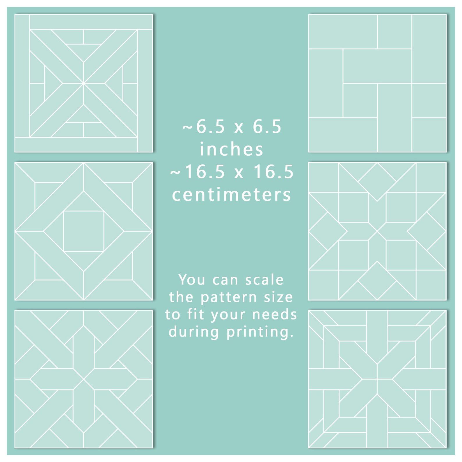 Geometric Glass Pattern Bundle 2, Modern Suncatcher Pack, Diy Stained ...