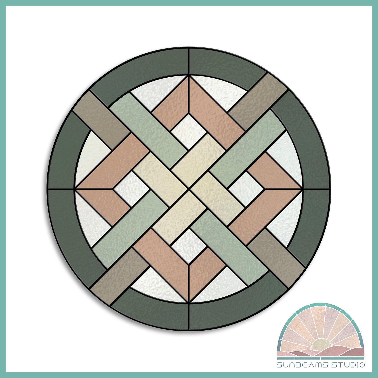 Geometric Glass Pattern, Modern Suncatcher, Diy Stained Glass - Etsy