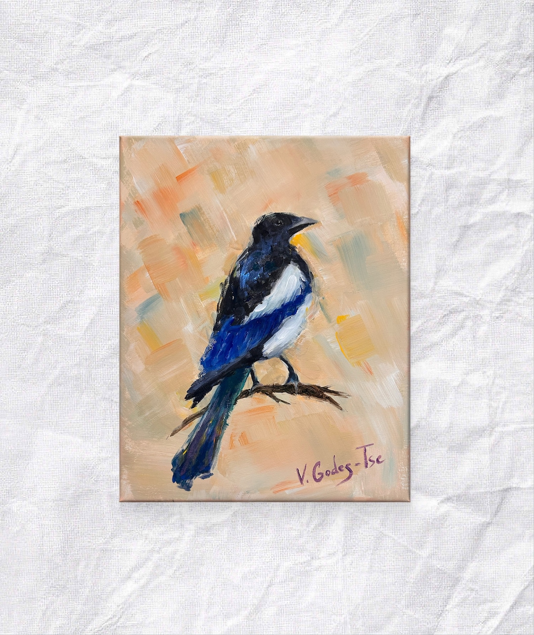 Chatter of the Magpie - Available as Triptych or Solo, Jardin De ...