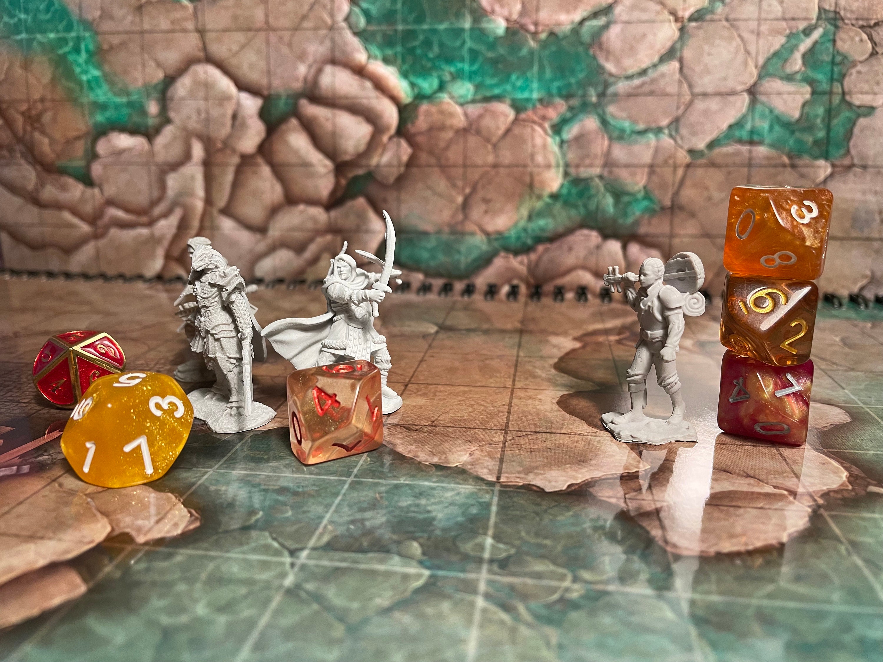 Ability Dice Set, Bardic Inspiration III (d10), Six 10 Sided Sided ...