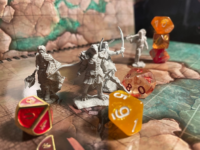 Ability Dice Set, Bardic Inspiration III (d10), Six 10 Sided Sided ...