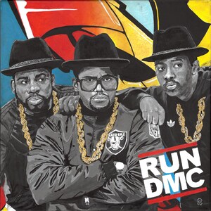 RUN DMC 40x40 Cm - Etsy