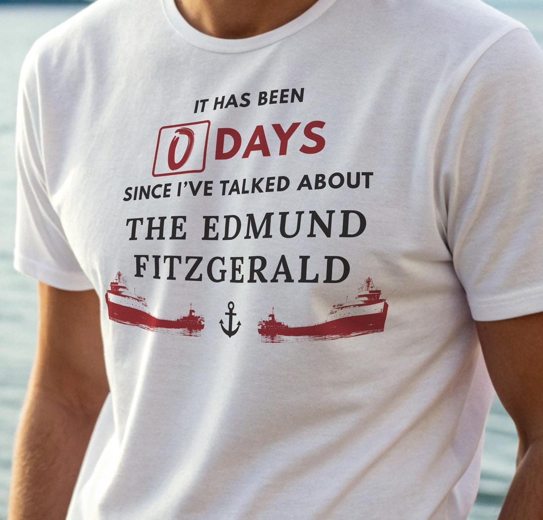 Edmund Fitzgerald Shirt, Michigan Lover, Unisex Tee, Men's Shirt, Women ...