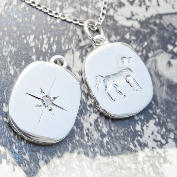 Two Sided Pendant - Etsy