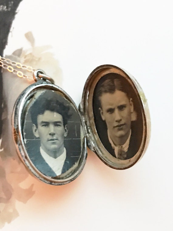 Antique mourning locket | rare late 1800's Victorian … - Gem