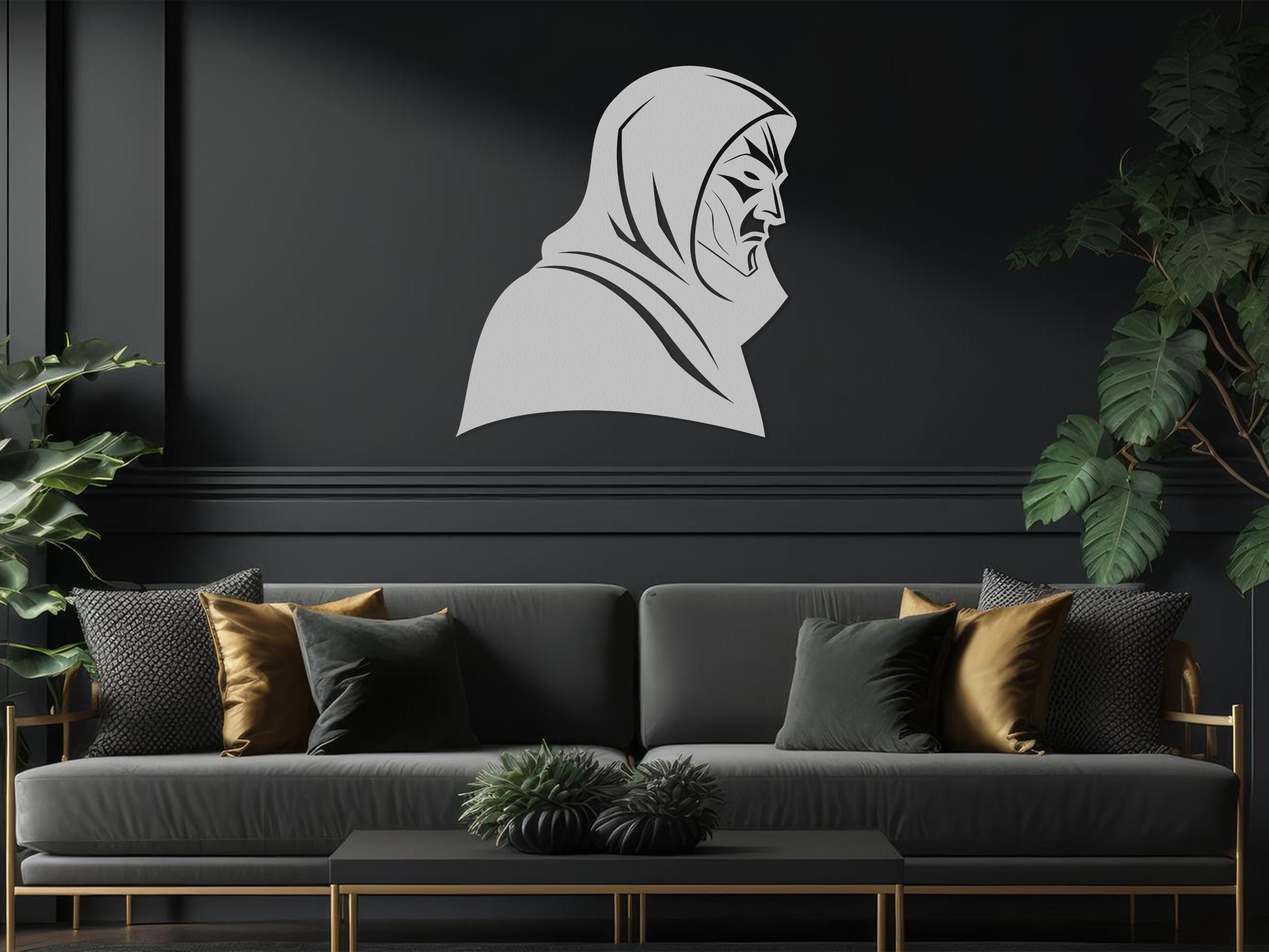 Doctor Doom Metal Wall Art, Marvel Wall Decor, Avangers Wall Poster ...