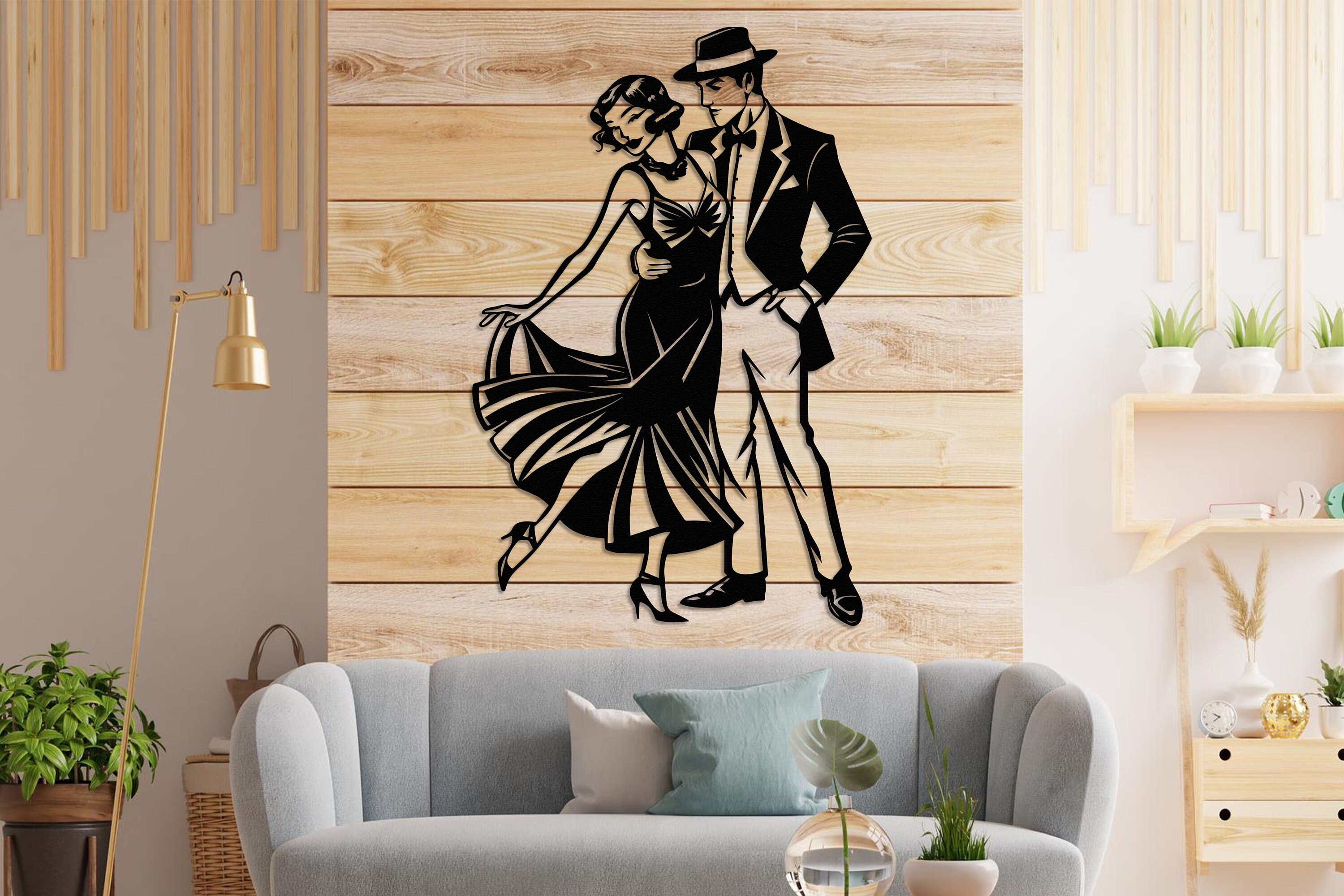 Tango Lovers, Metal Wall Art, Couple Wall Decor, Dancer Wall Gift ...