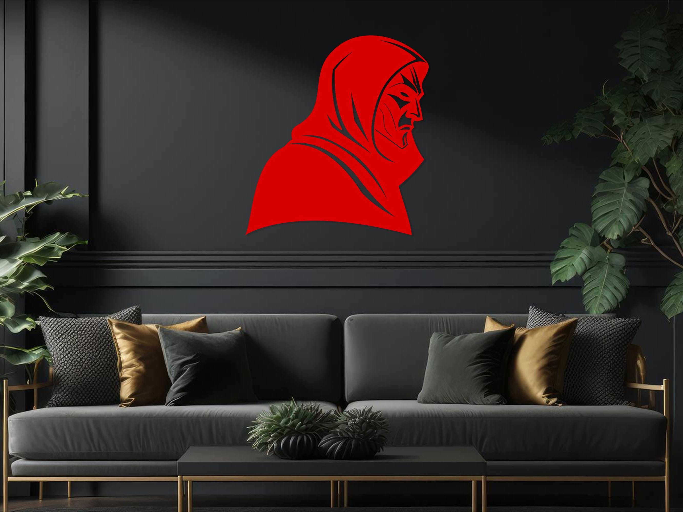 Doctor Doom Metal Wall Art, Marvel Wall Decor, Avangers Wall Poster ...