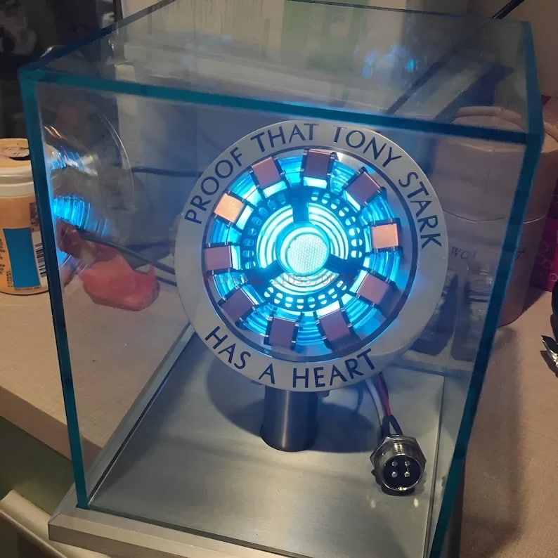 Iron Man Arc Reactor MK1 Model Lamp Customized, the Avengers Tony Stark ...