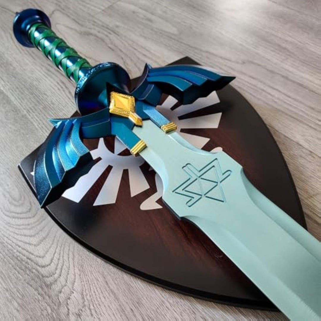 Legend of Zelda Sword, Link Master Sword, Windcleaver Sword, Metal ...