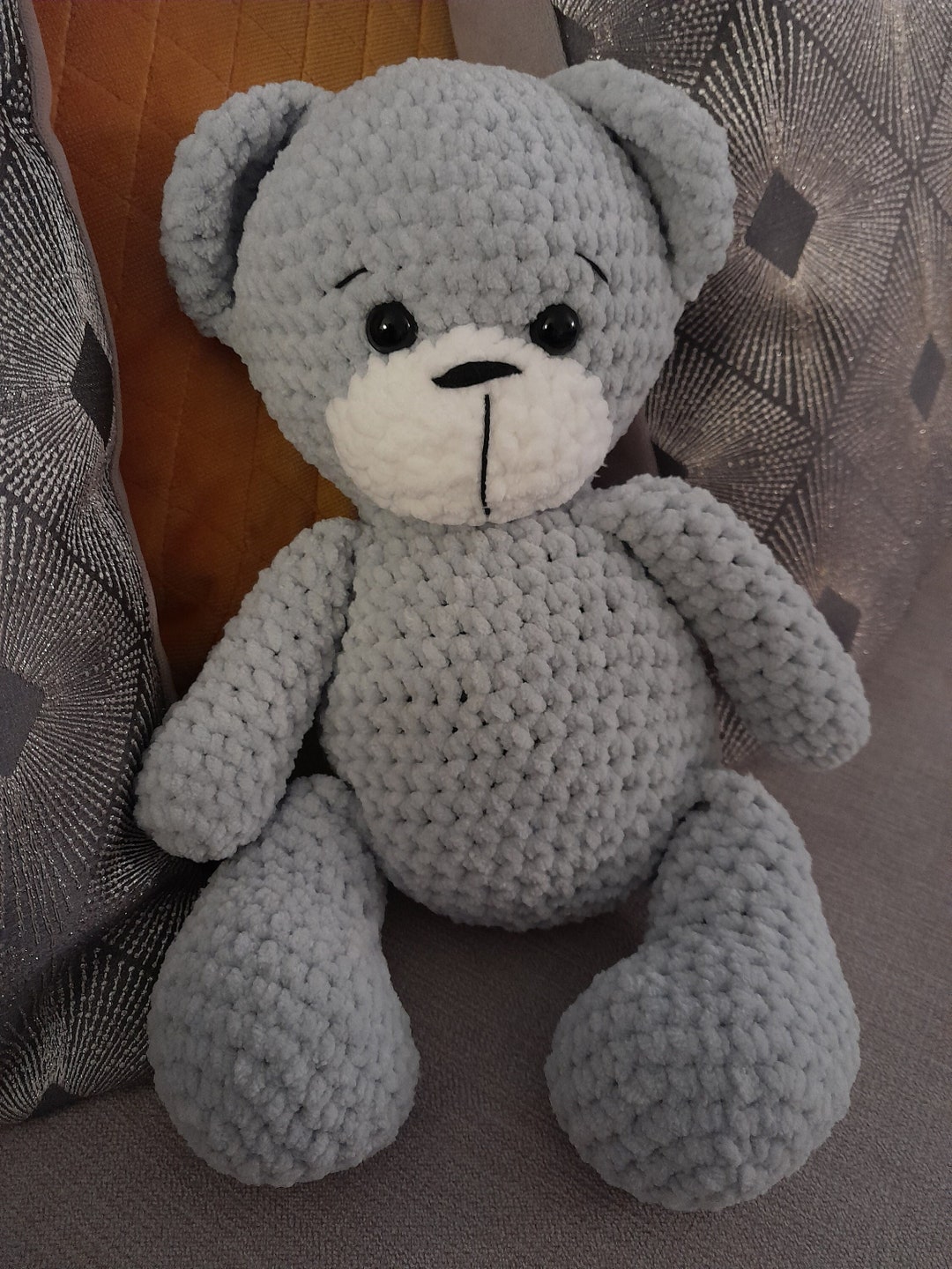 Teddy Bear Plushie - Etsy