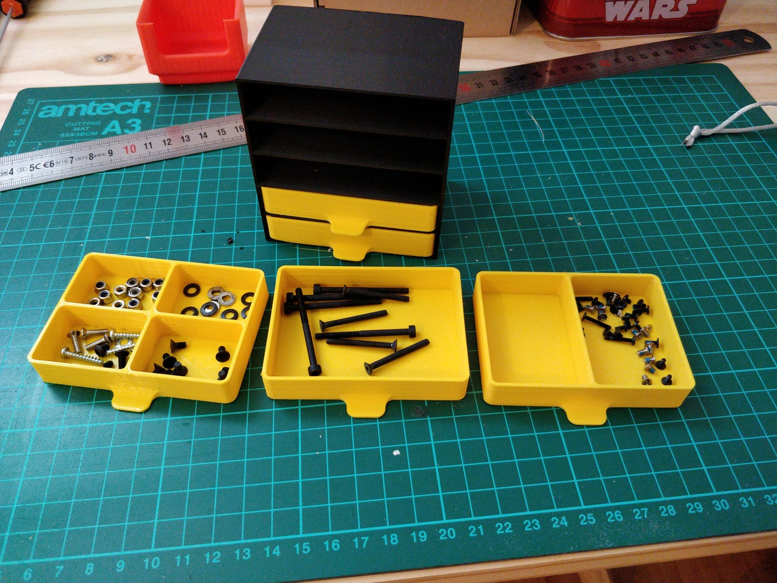 3D Printed Desk Organizer | Modern Office Storage | Stylish ...