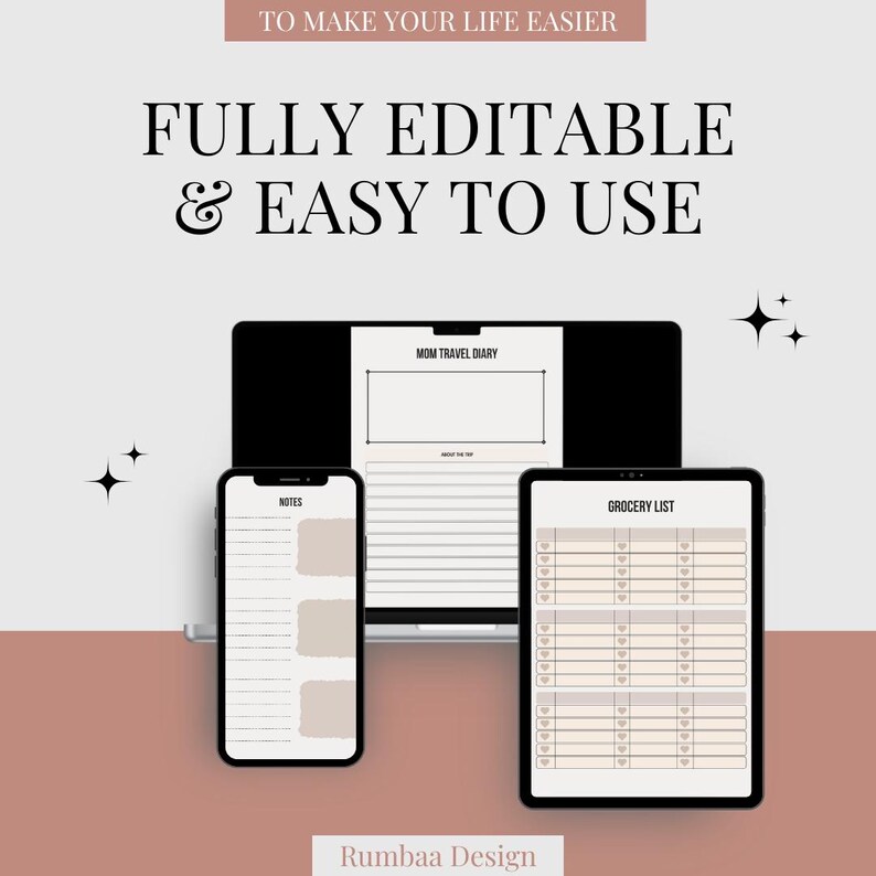 Mom Life Digital Planner | Busy Mom Planner | Digital Mom Organizer | Stay-at-home Mom Planner ...