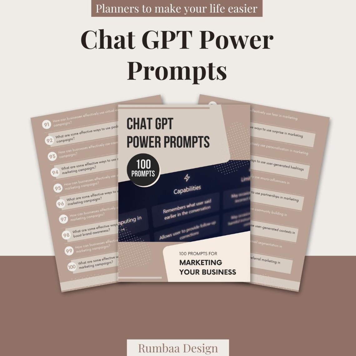 Chat GPT Power Prompts | Marketing Your Business | Chat GPT for ...