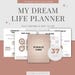 My Dream Life Planner | Goal Setting Planner | Vision Board Planner ...