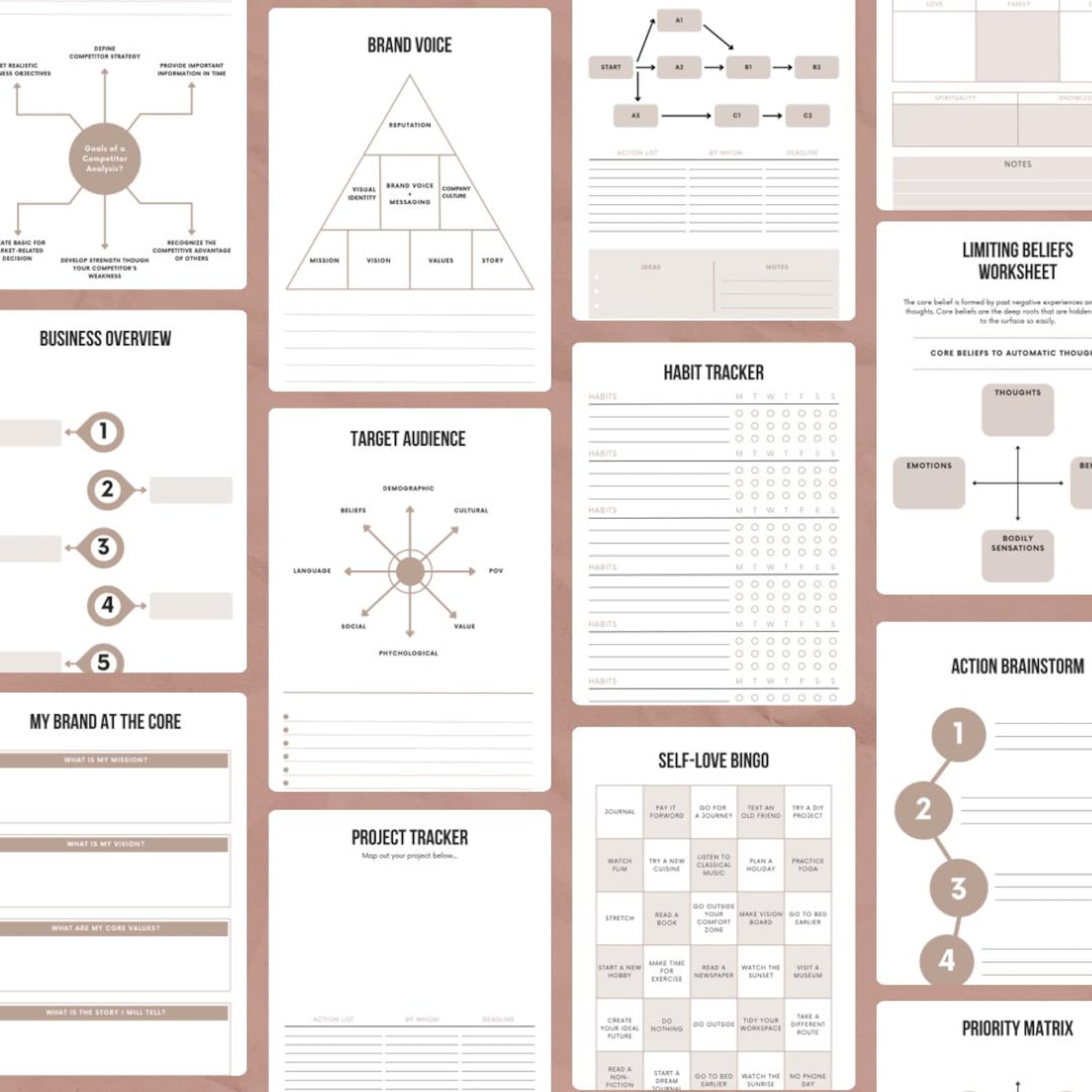 My Dream Life Planner | Goal Setting Planner | Vision Board Planner ...