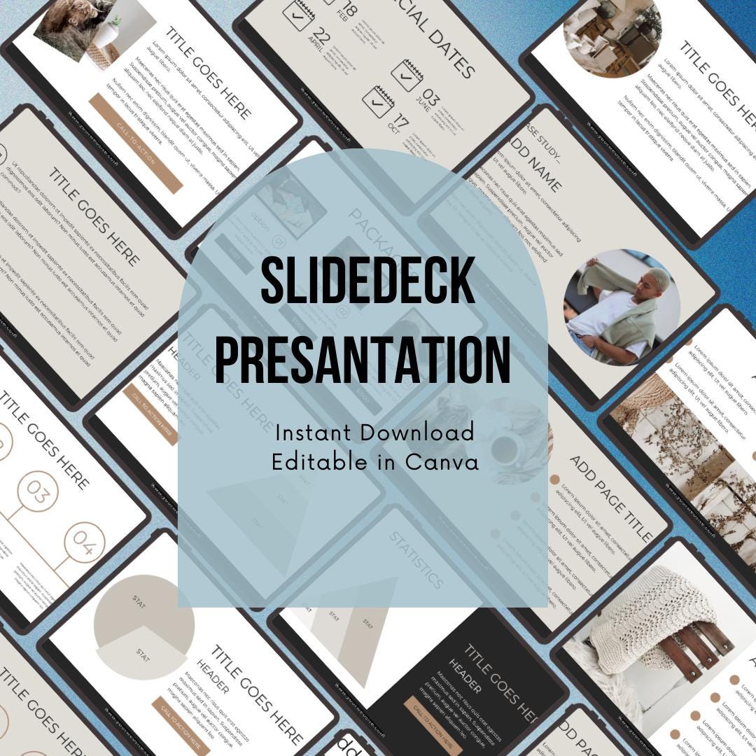 Slidedeck Presentation Template | Professional Pitch Deck Design ...