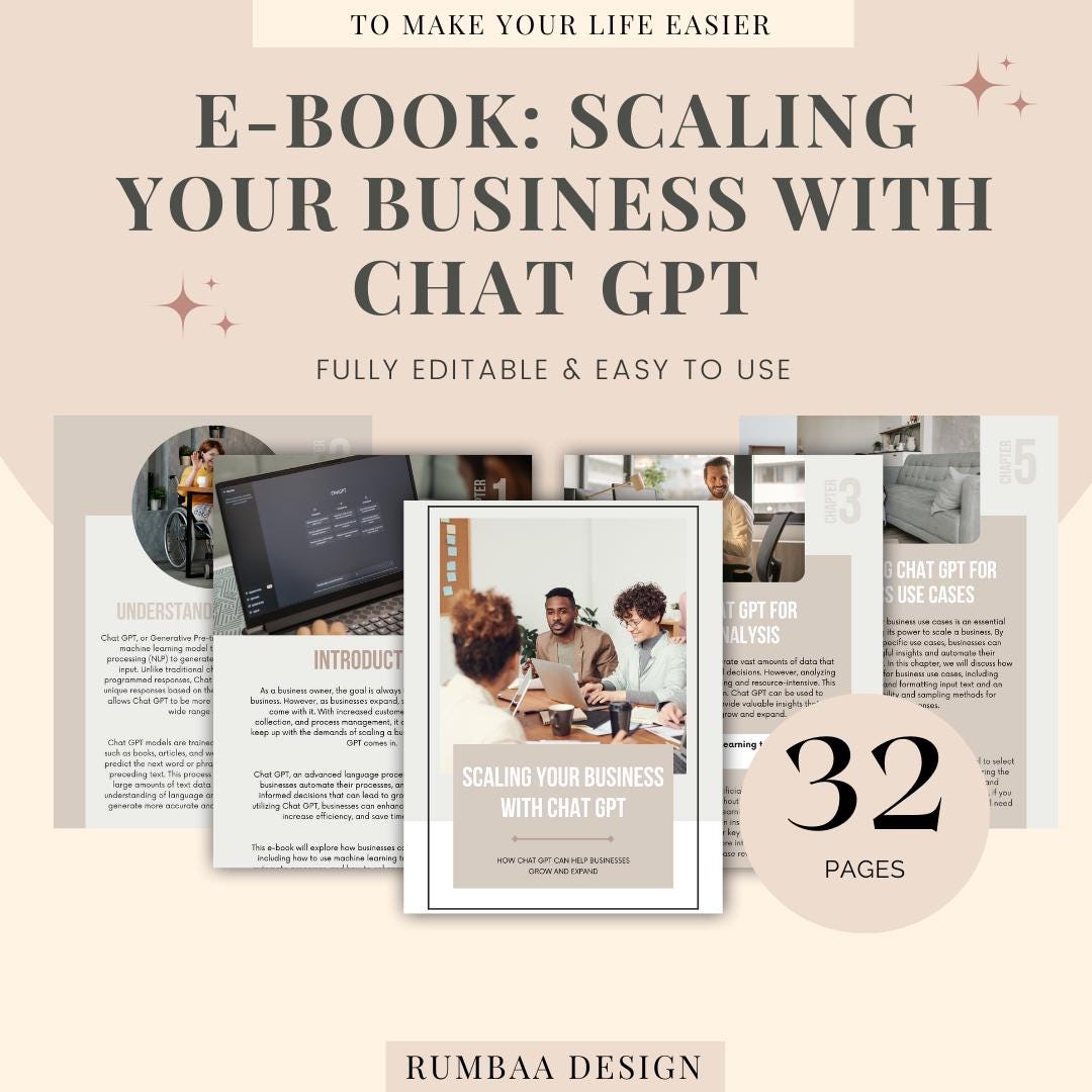 Scaling Your Business With Chat GPT | Ai-powered Business Growth Guide ...