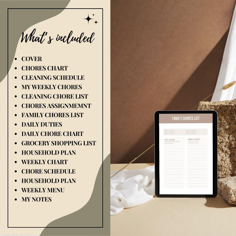 Cleaning Planner | Home Cleaning Schedule | Weekly Cleaning Checklist ...