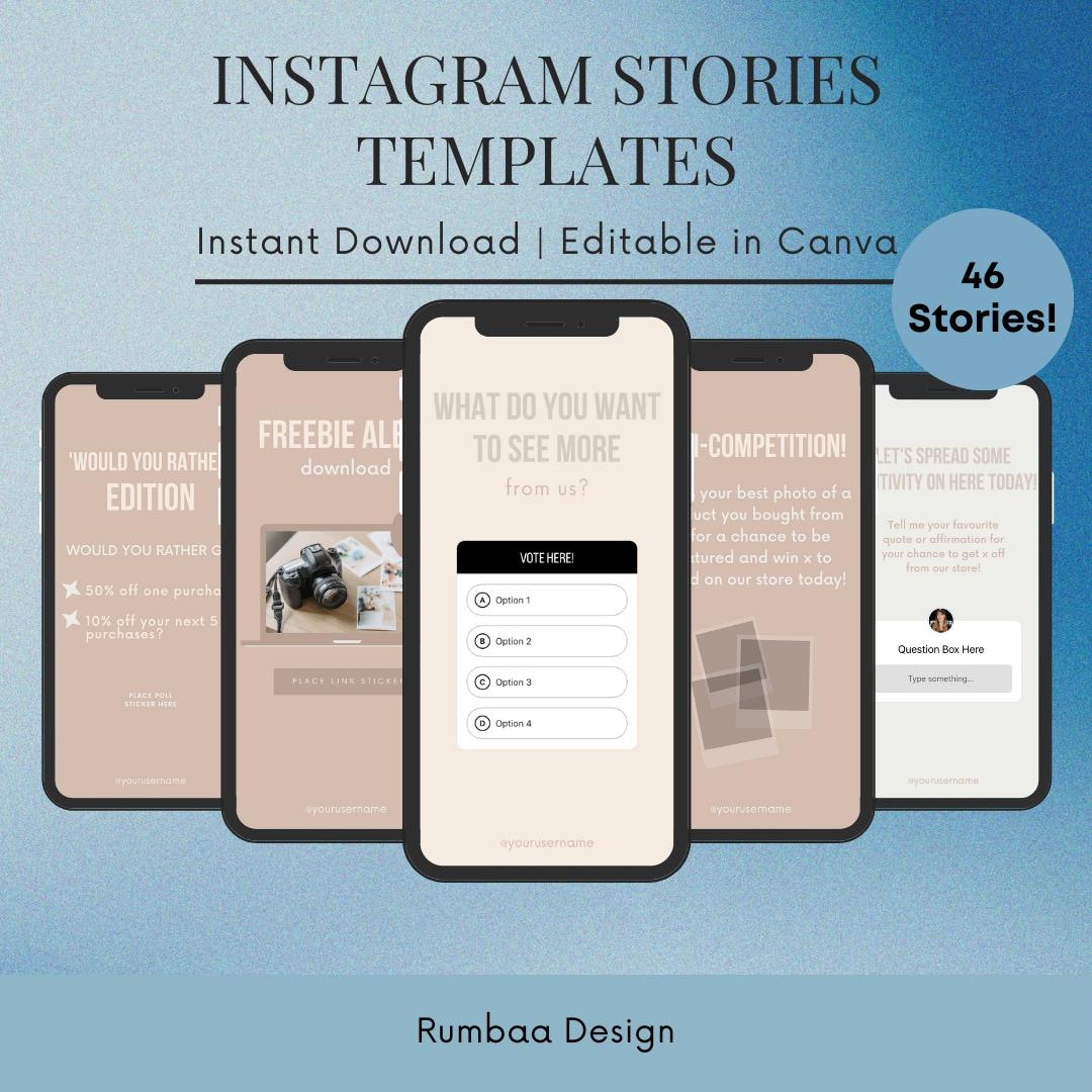 Instagram Stories Templates | Social Media Story Design | Canva ...