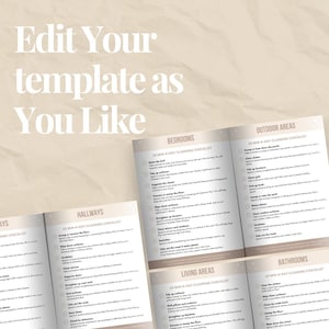 10-minute Daily Cleaning Checklists, House Cleaning Schedule, Chore ...