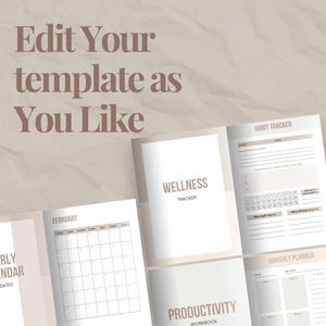 Productivity Planner Bundle | Productivity Workbook Bundle | Goal ...