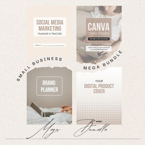 Mega Business Bundle | Business Plan Template | Digital Product Creator ...