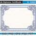 Blank Diploma, Certificate, Blank Certificate, Award Frame, Frame ...